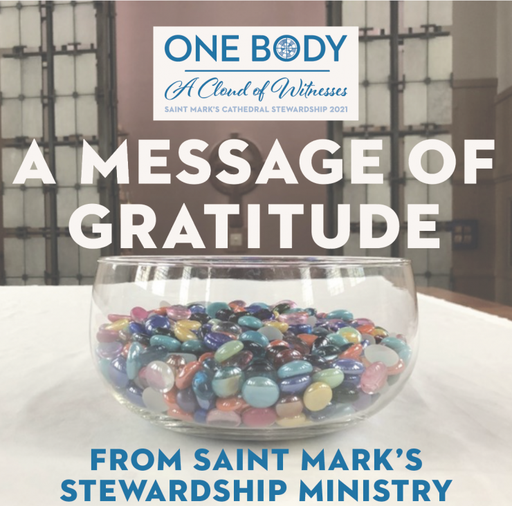 A Message of Gratitude from the Saint Mark’s Stewardship Ministry ...